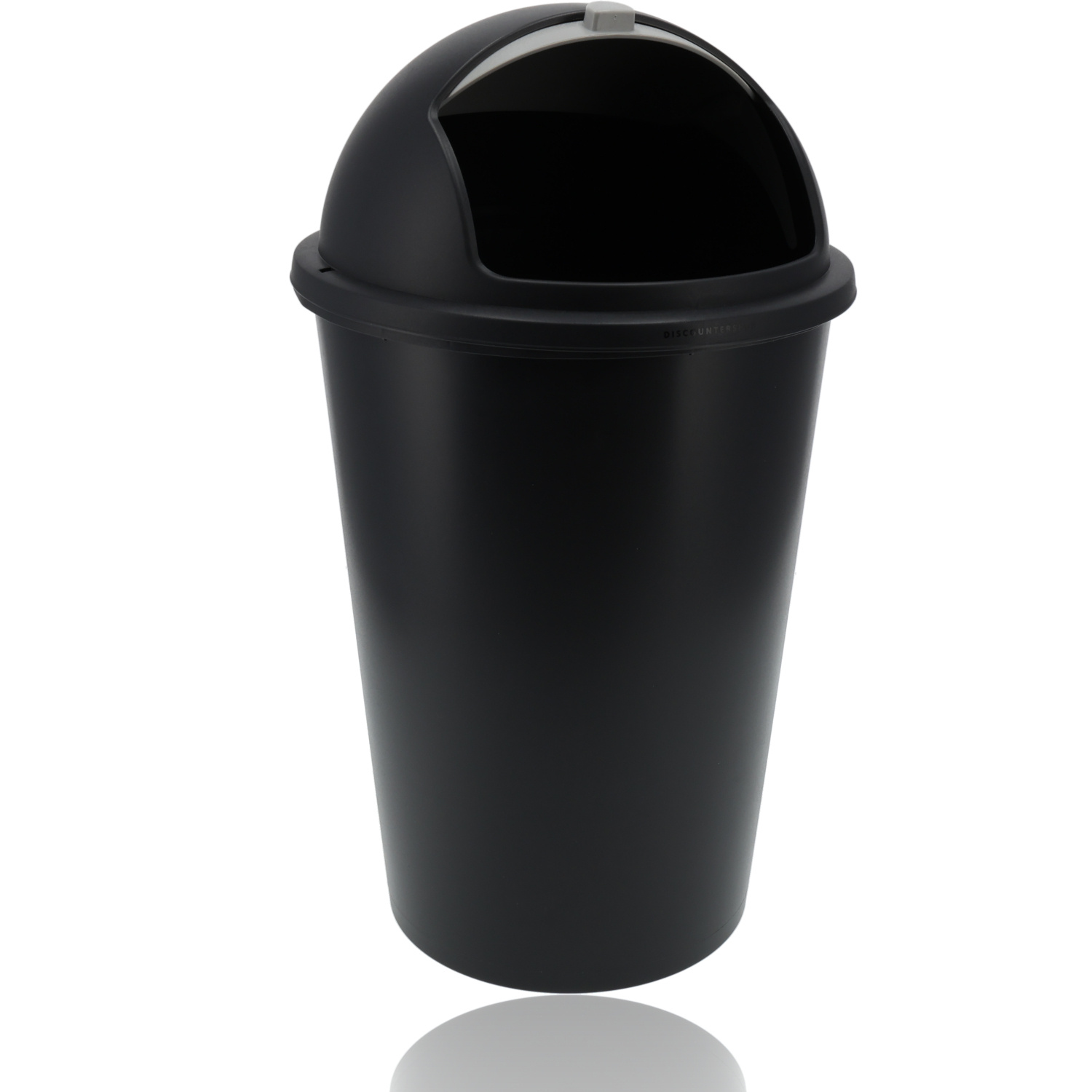 50-Litre Round Garbage Bin - Plastic Swing Dustbin for Home & Office ...