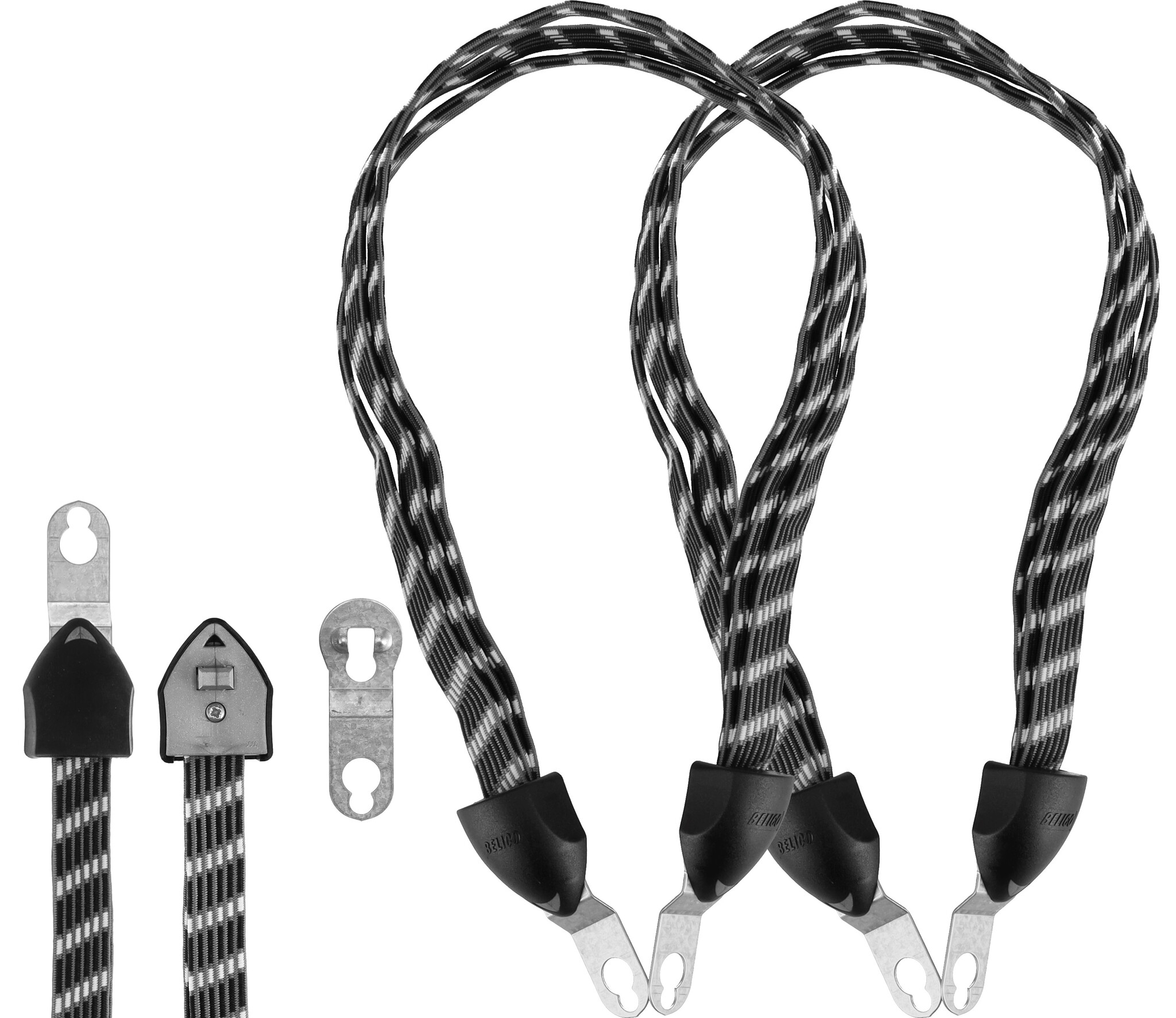 Set van 2 Snelbinders met Haak 67cm – Uitrekbaar tot 102cm ...