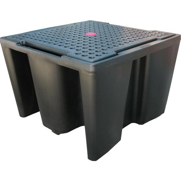 Pallet With Drip Tray For IBC Containers - 1450x1450x1000mm - 1000 ...