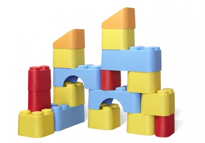 Grote stapelblokken - Villa Kakelbont