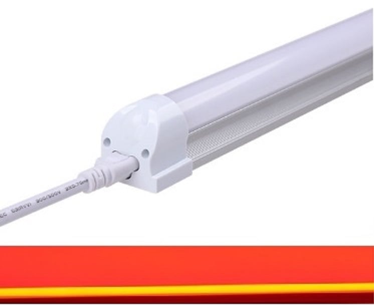 TL LED Buis Rood - 24 Watt - 150 cm - Met Armatuur - Ledtohave
