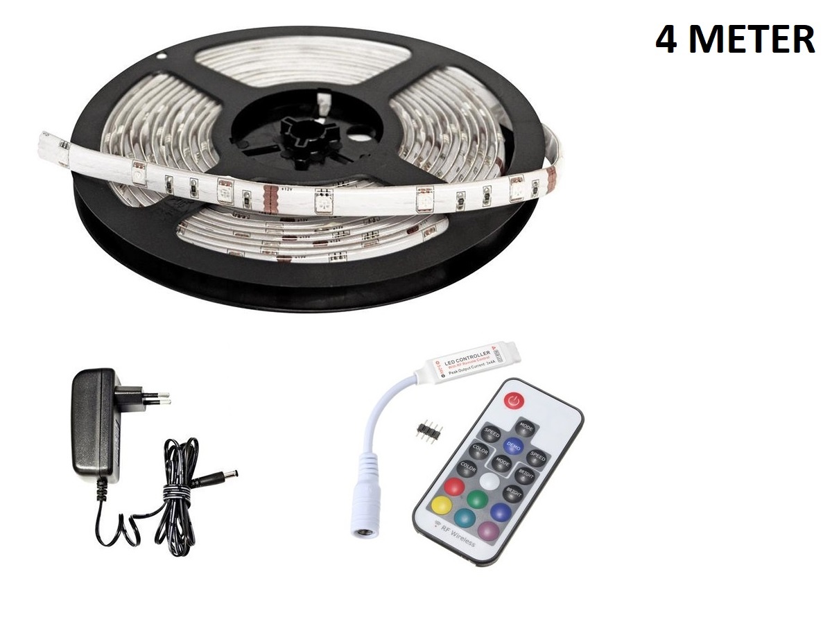 LED Strip RGB - 4 Meter - 30 LEDS Per Meter - Waterdicht - Ledtohave