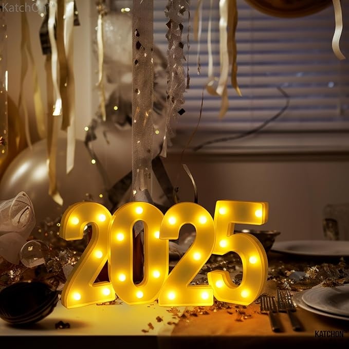 Lichtgevende Cijfers 2025 - Wit - LED - Ledtohave