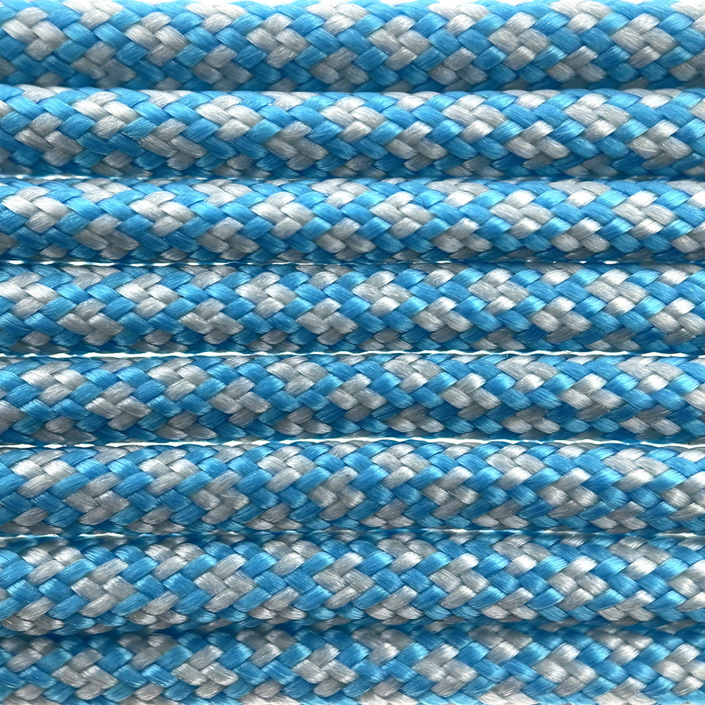Paracord 550 typ III Dunkel Cyan / Silber Grau Diamond online kaufen ...