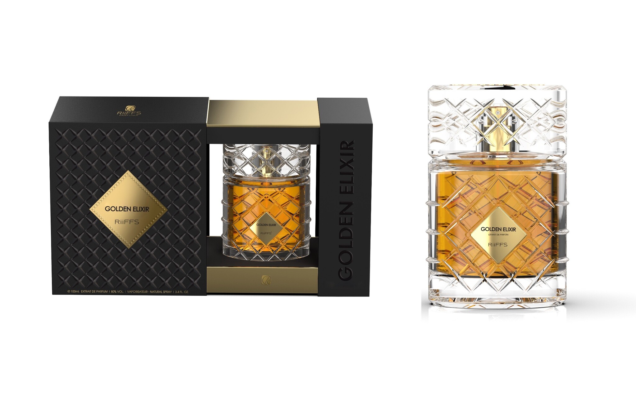 RiiFFS Golden Elixir Extrat de parfum 100 mlEuro parfums
