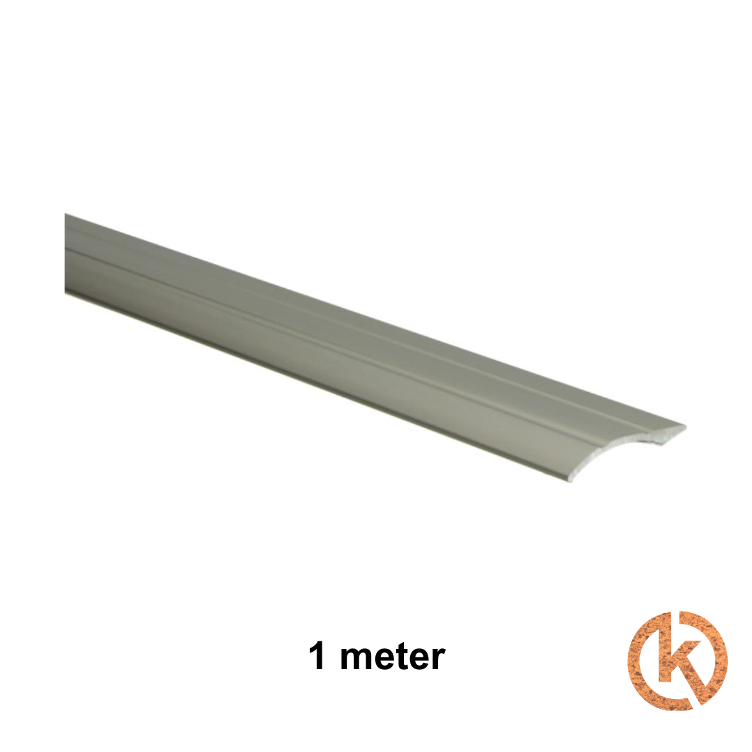Overgangsprofiel zelfklevend 0-20mm RVS - 1m - Kurk24