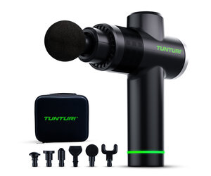 MG40 Massage Gun - Rechargeable Massage Device - 6 Head pieces - Black ...