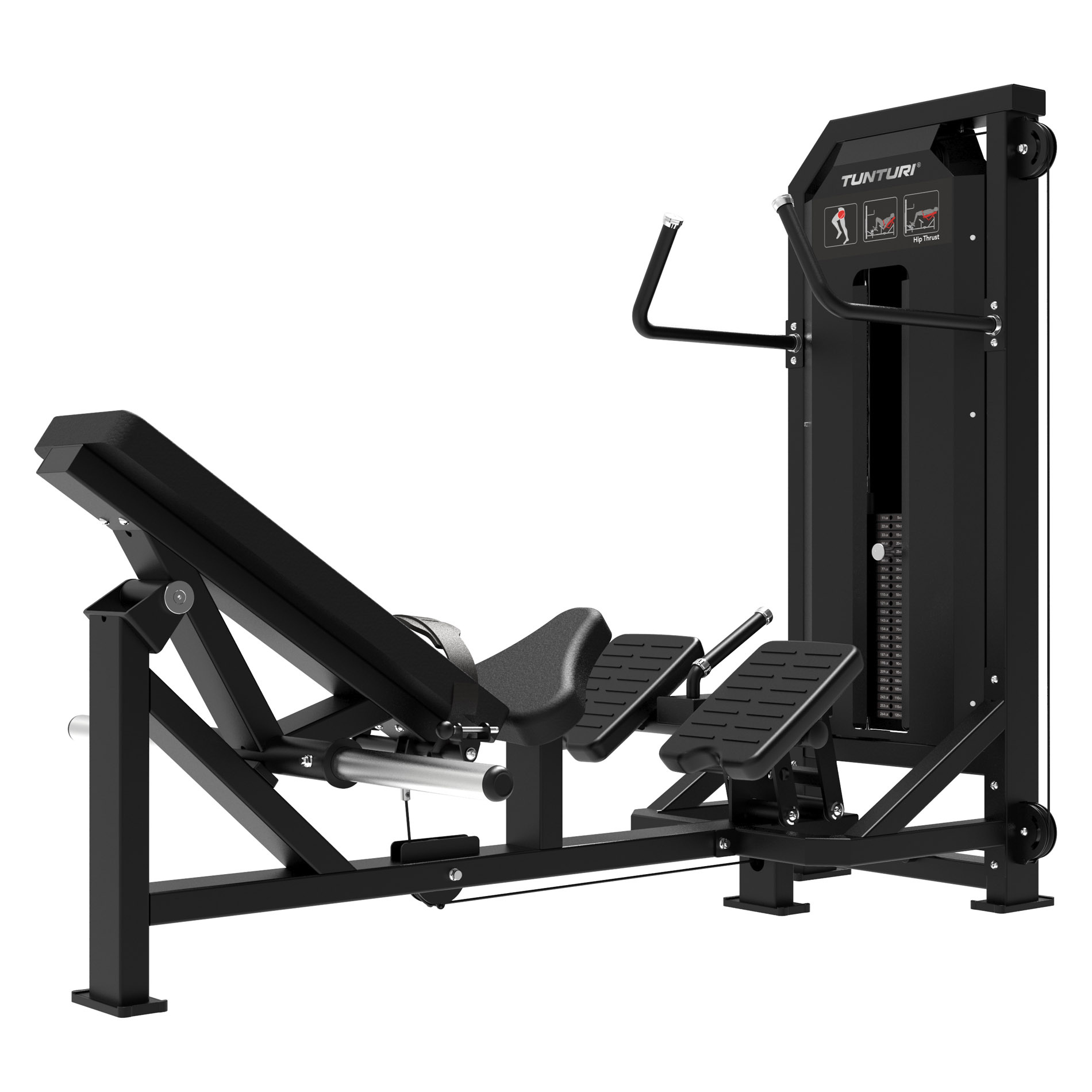 Platinum - Hip Thrust - Selectorized - V-series - Tunturi New Fitness B.V.