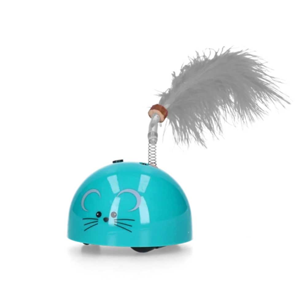 Robocat - Speelgoed Kat - Interactief - Muis - Blauw | Poezenbazen ...
