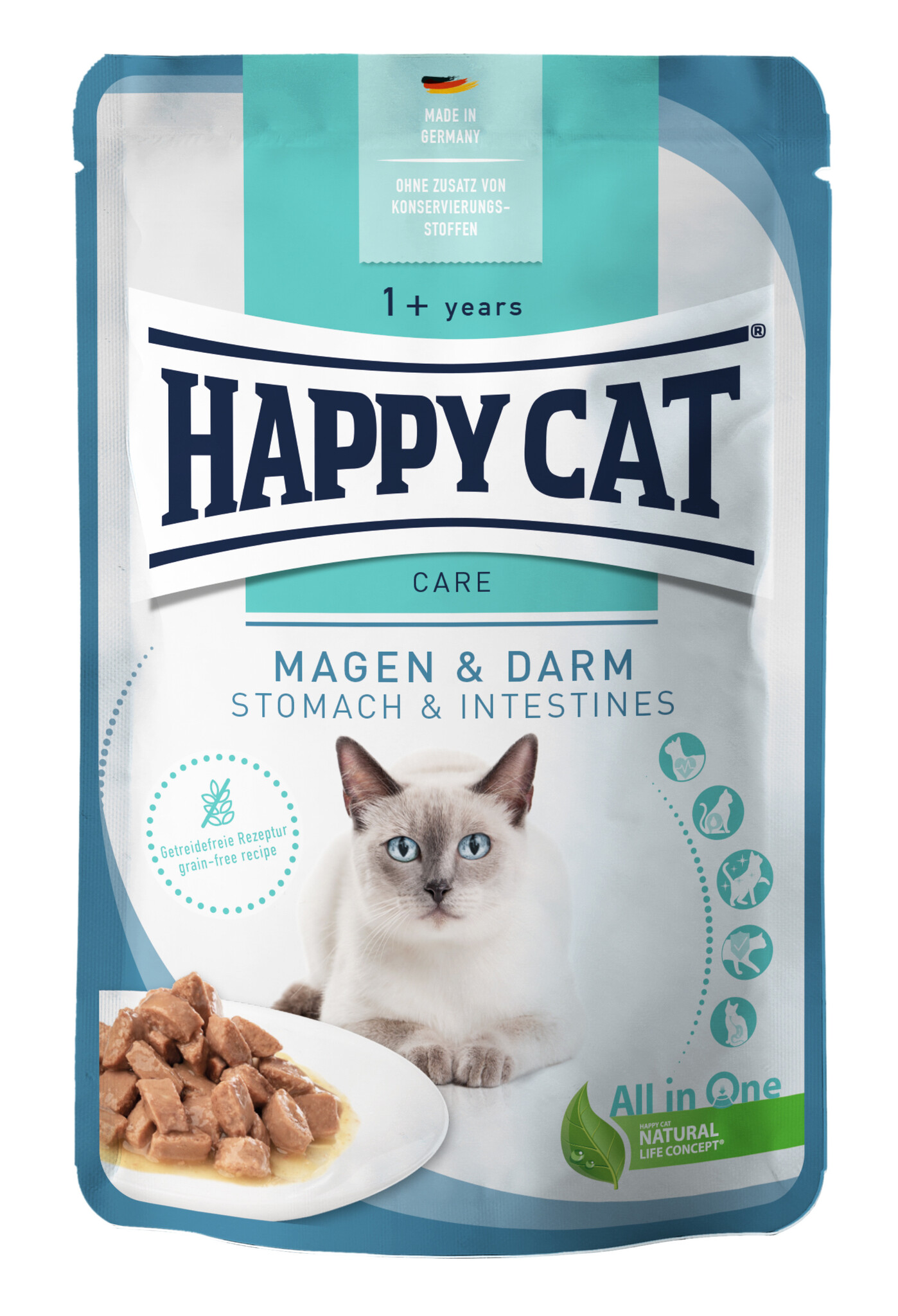 Happy Cat - Sensitive Kattenvoer in Saus 85gr – Adult | Poezenbazen ...
