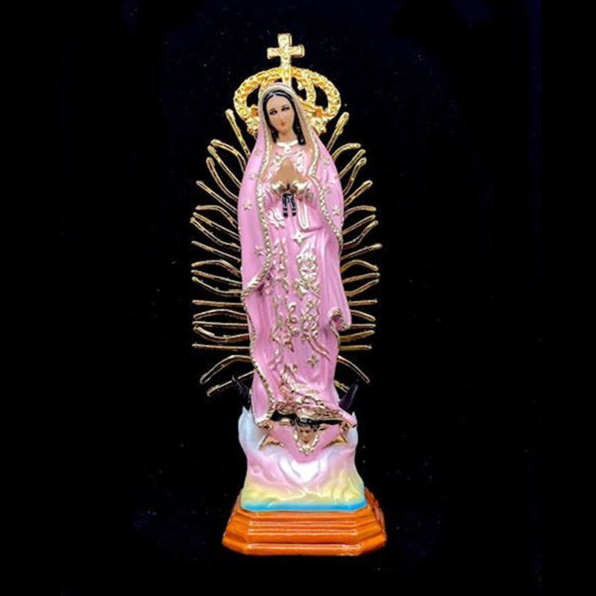 Beeld Maria de Guadalupe Mexico Roze 37cm kopen - Melting Pot Amsterdam