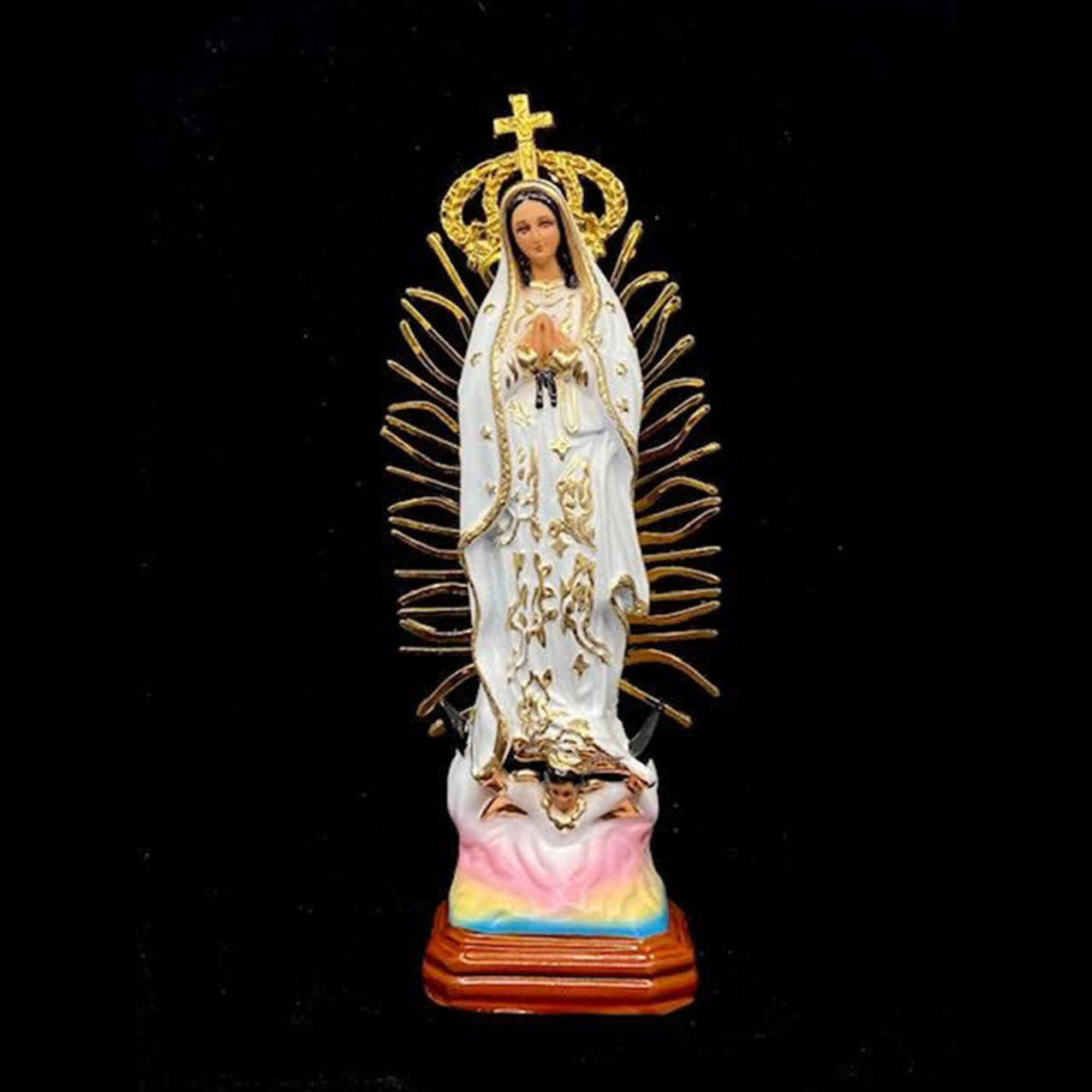 Beeld Maria de Guadalupe Mexico Wit 37cm kopen - Melting Pot Amsterdam