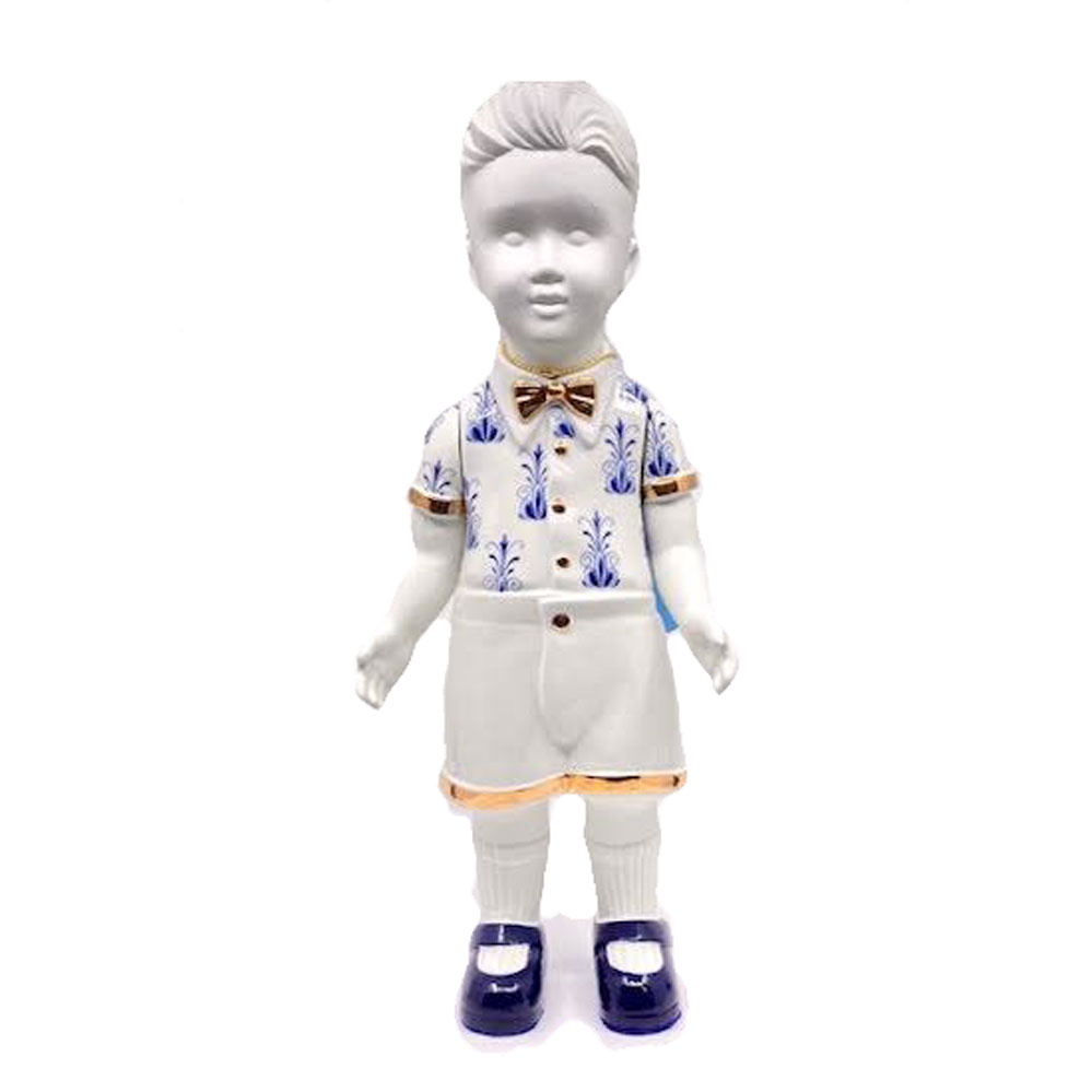 Lammers en Lammers Piet Blouse Delfts blauw kopen - Melting Pot Amsterdam