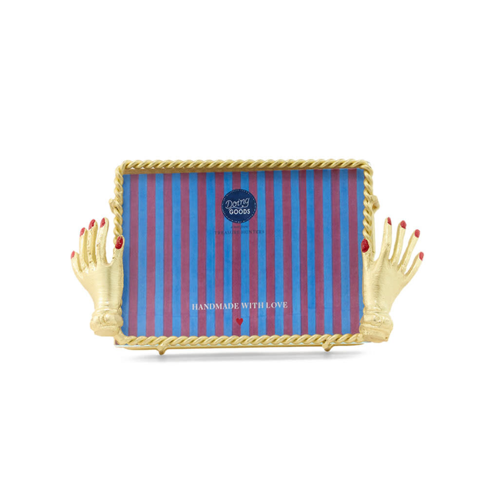 Doing Goods Fotolijstje Jana Hands Messing Small 15x8cm bestel kopen ...