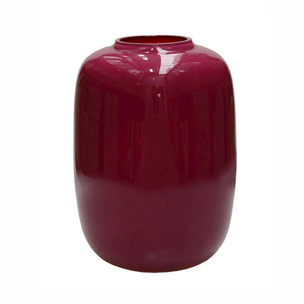 Vaas Artic Bordeaux-Mauve Glas 21x29cm kopen - Melting Pot Amsterdam