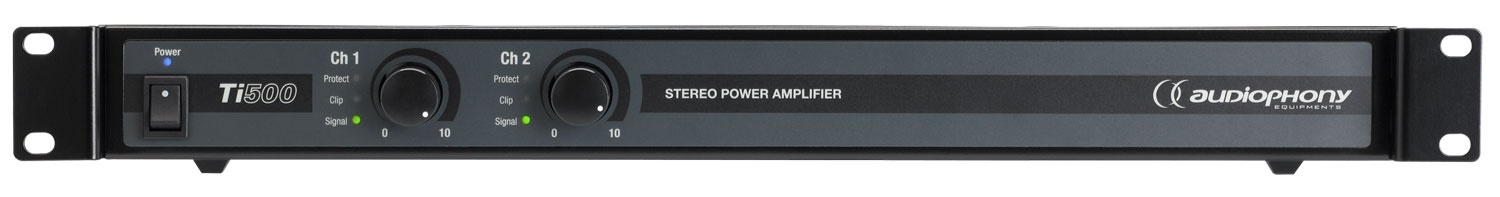 Audiophony Ti500 stereo power amplifier - Audiomix
