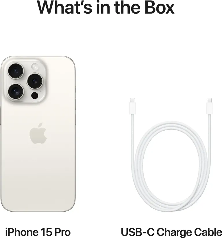 Apple iPhone 15 pro 1TB white titanium - Audiomix