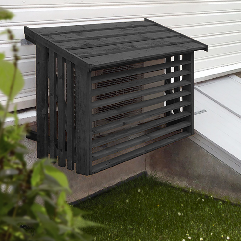 Air-conditioner cover of treated wood - various colors - 96x56x57cm