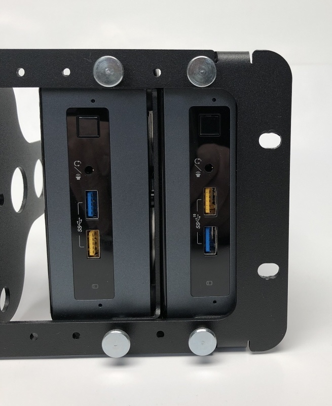 19inch 3U rack voor 1-12 NUC's (Raspberry Pi frames also available ...