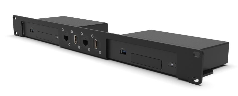 19 inch rack mount for 1-2 Intel NUC 8 Rugged (NUC8CCHK “Chaco Canyon ...