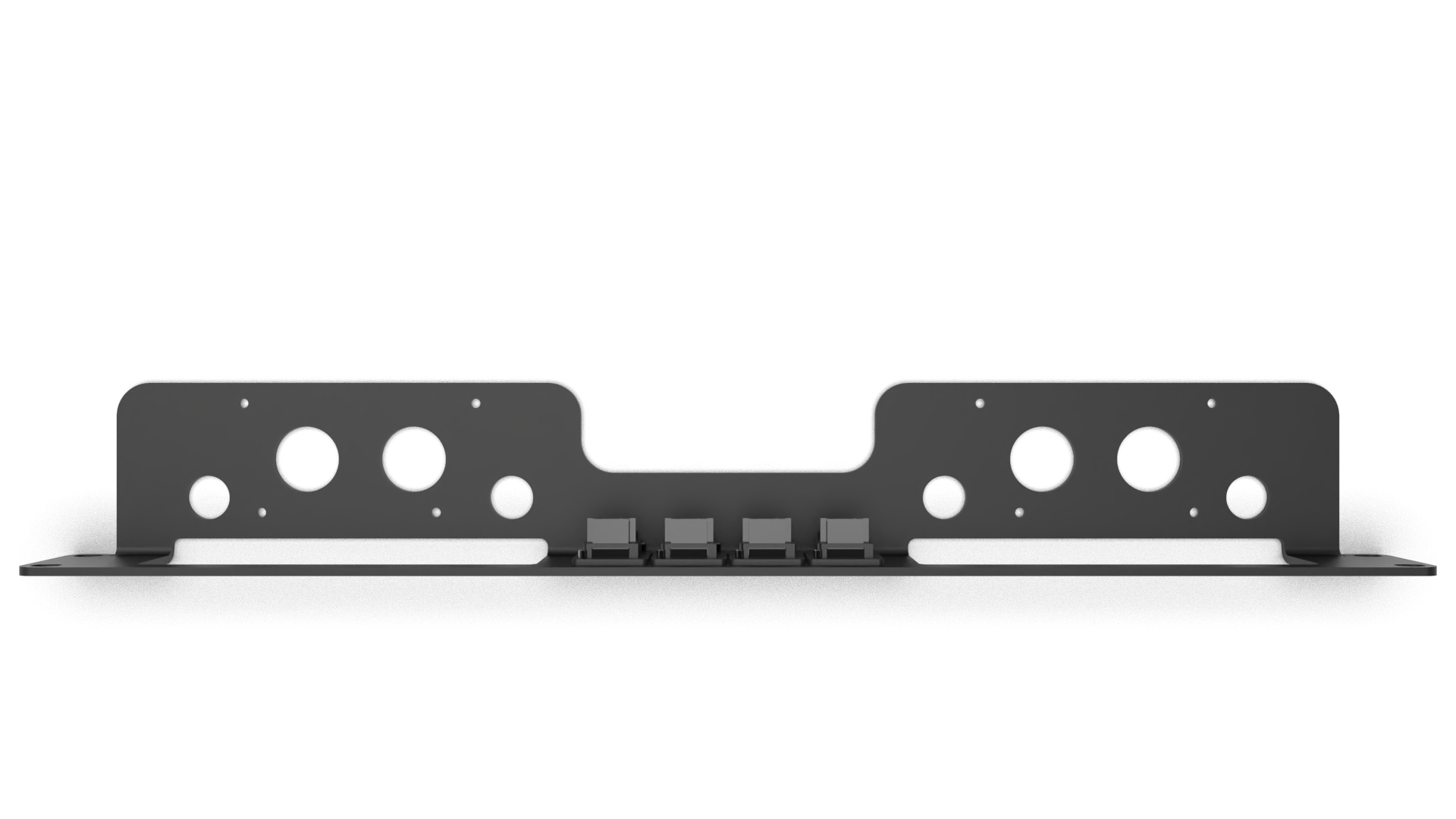 19 inch rack mount for 1-2 Intel NUC 8 Rugged (NUC8CCHK “Chaco Canyon ...