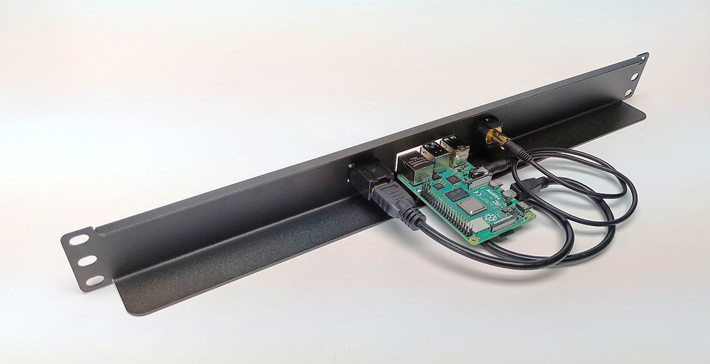 19 inch rack mount 1U voor 1 RASPBERRY Pi - MyElectronics