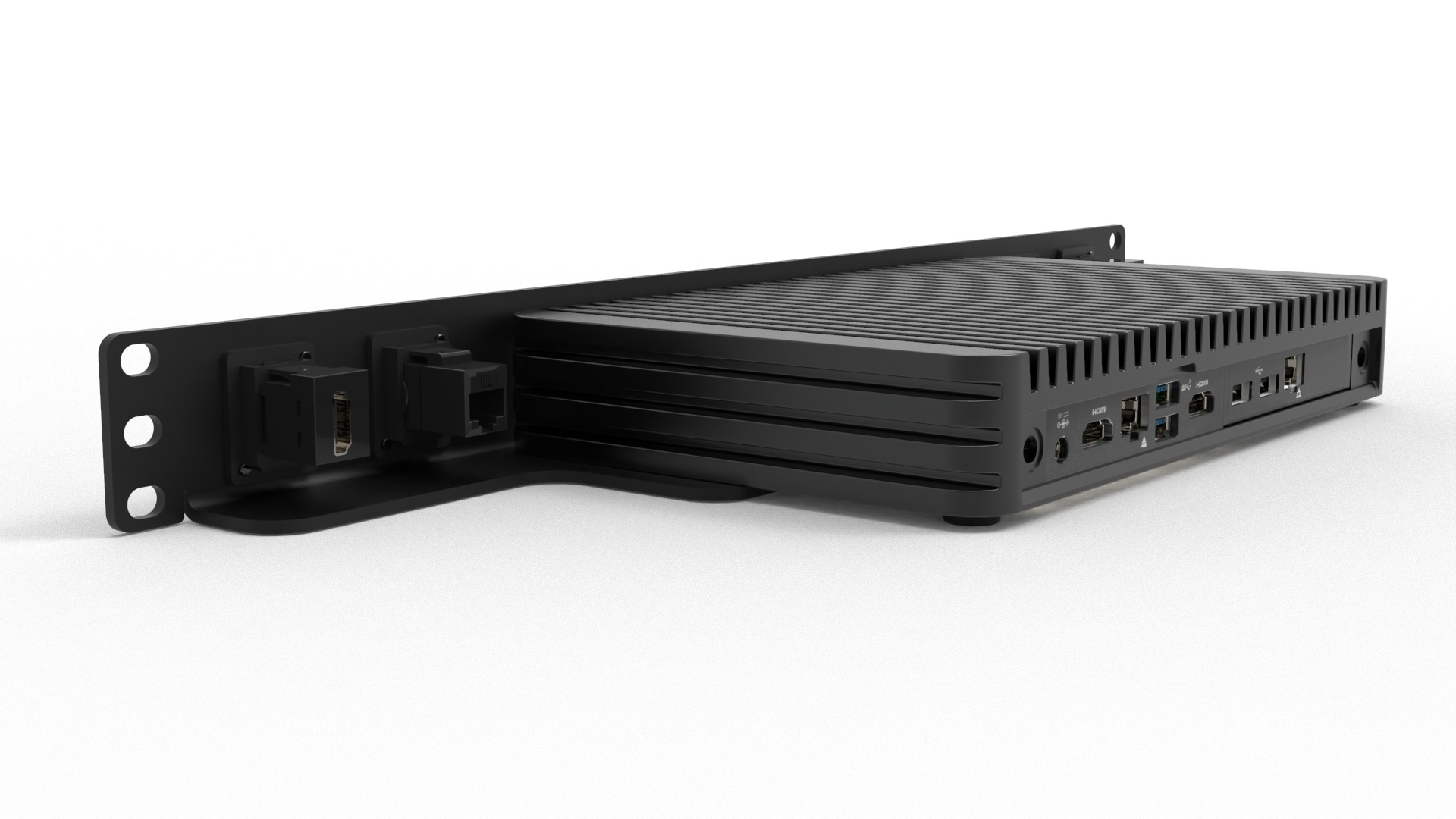 19 inch rack mount for 1 Intel Austin Beach Rugged Chassis - MyElectronics