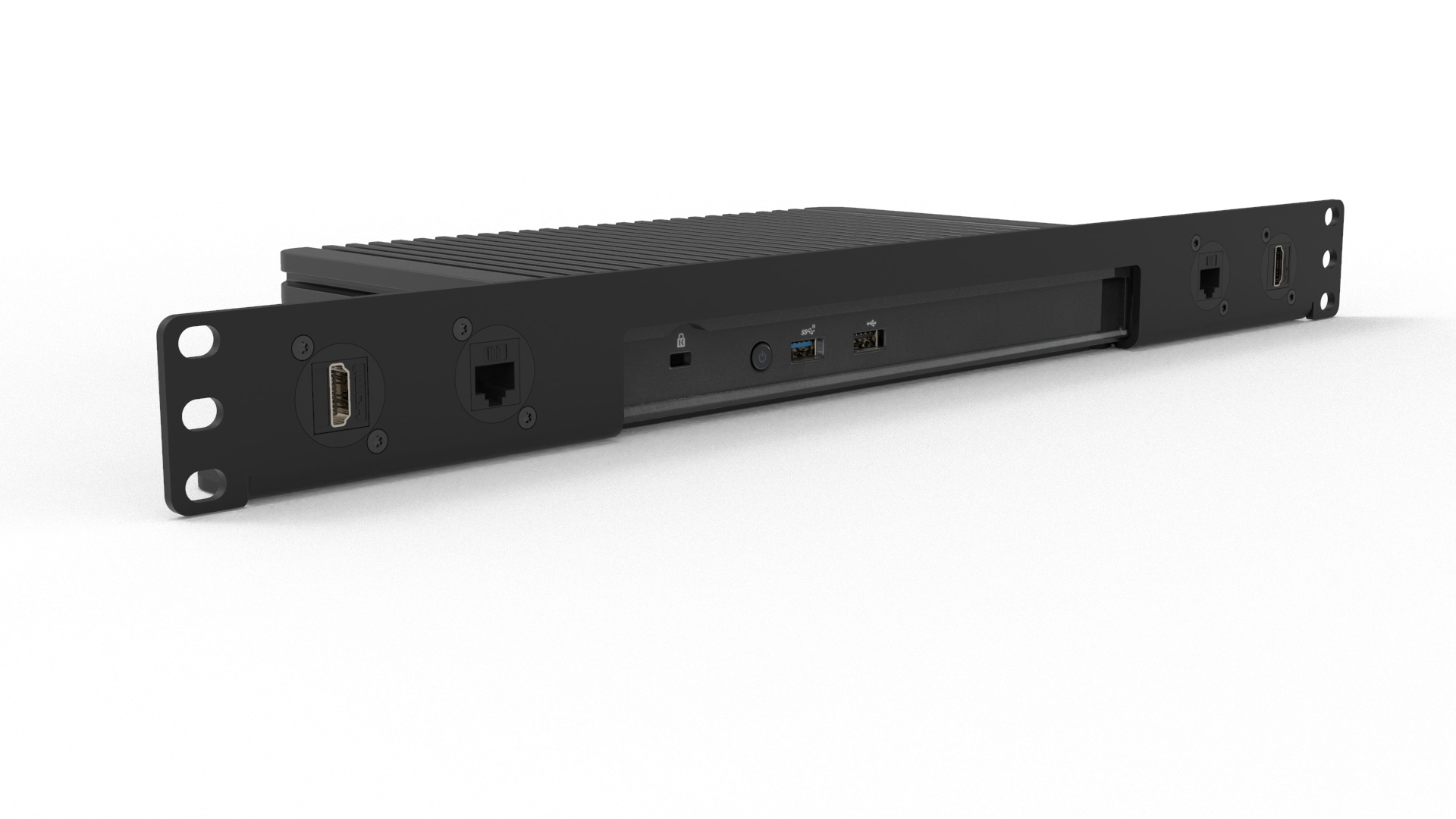 19 inch rack mount for 1 Intel Austin Beach Rugged Chassis - MyElectronics