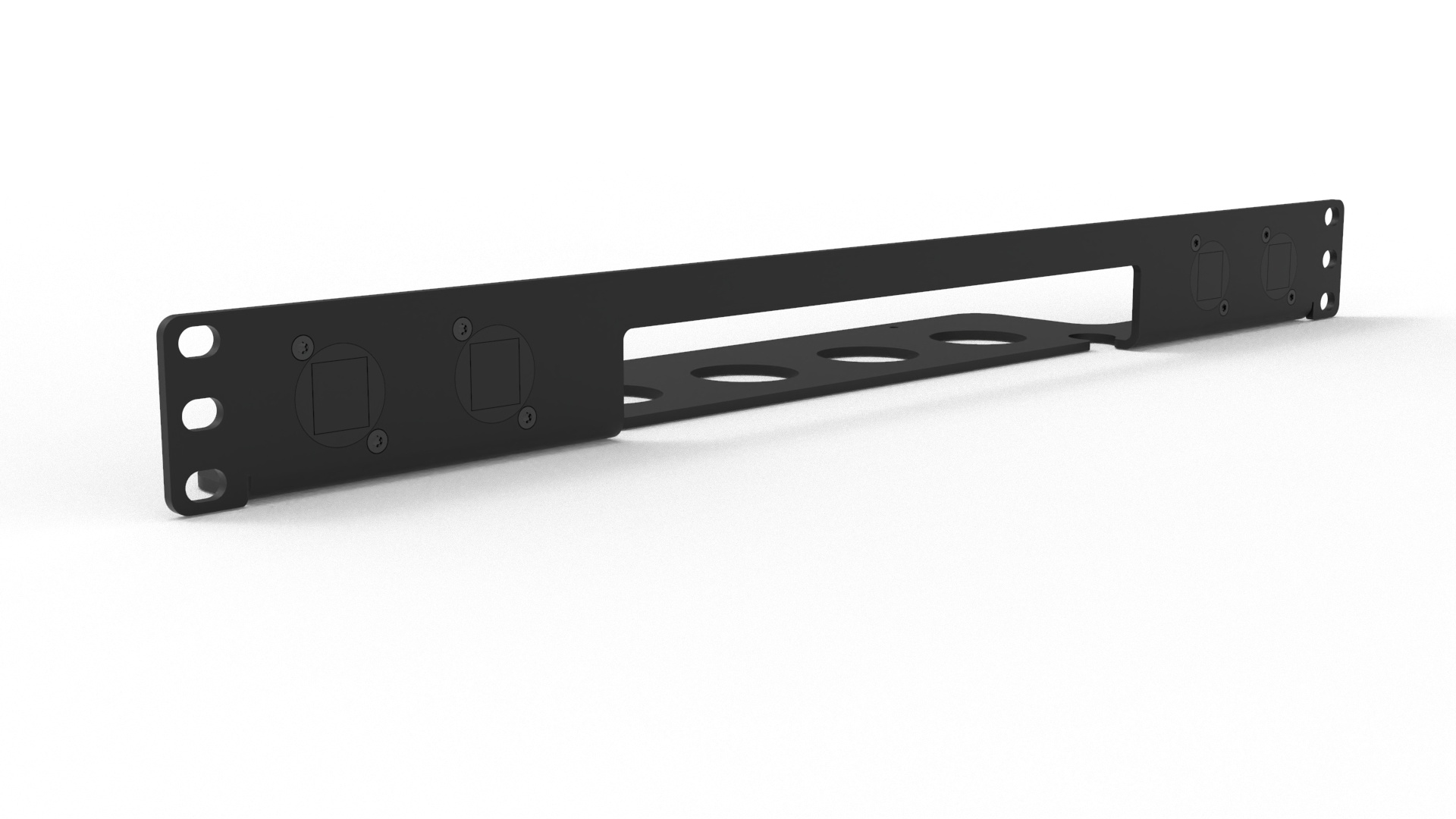 19 inch rack mount for 1 Intel Austin Beach Rugged Chassis - MyElectronics