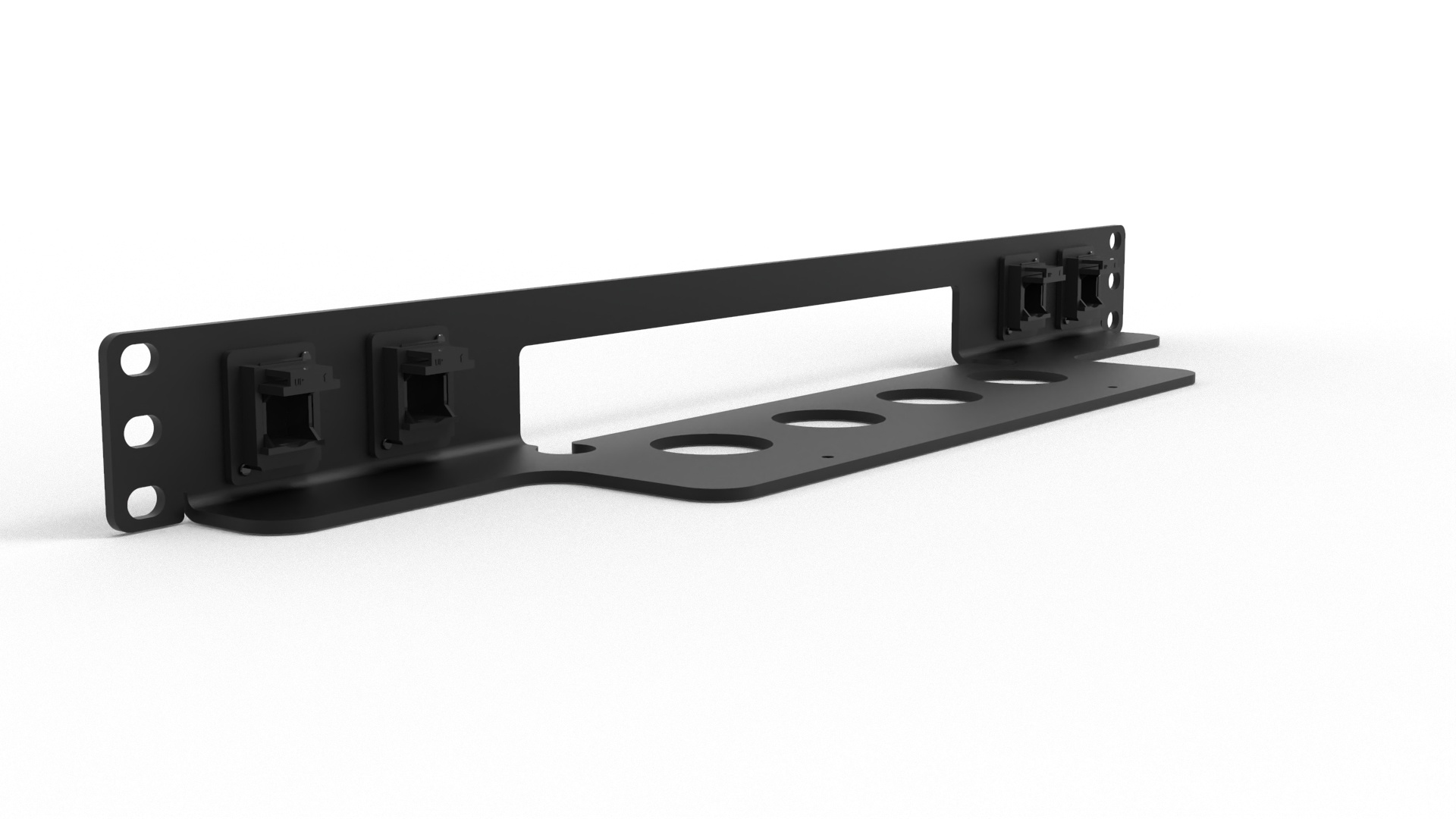 19 inch rack mount for 1 Intel Austin Beach Rugged Chassis - MyElectronics