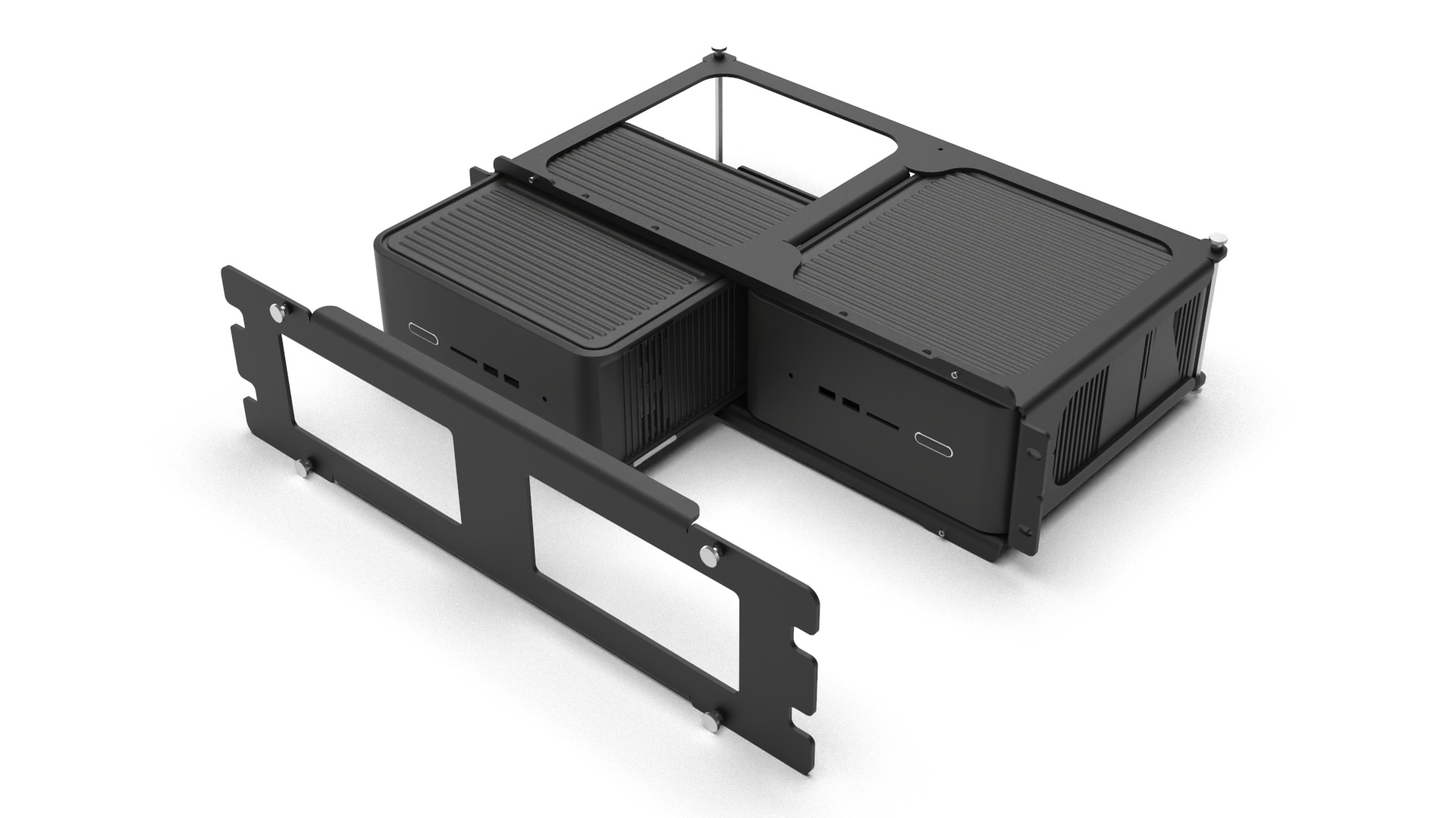 19-inch rack mount 3U for 1-2 NUC9 Ghost Canyon and NUC9 Quartz Canyon ...