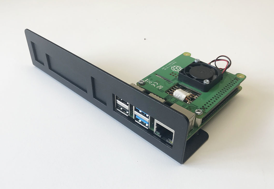 Raspberry Pi Mini Bracket & Wall mount for 1 of 2 Raspberry Pis ...