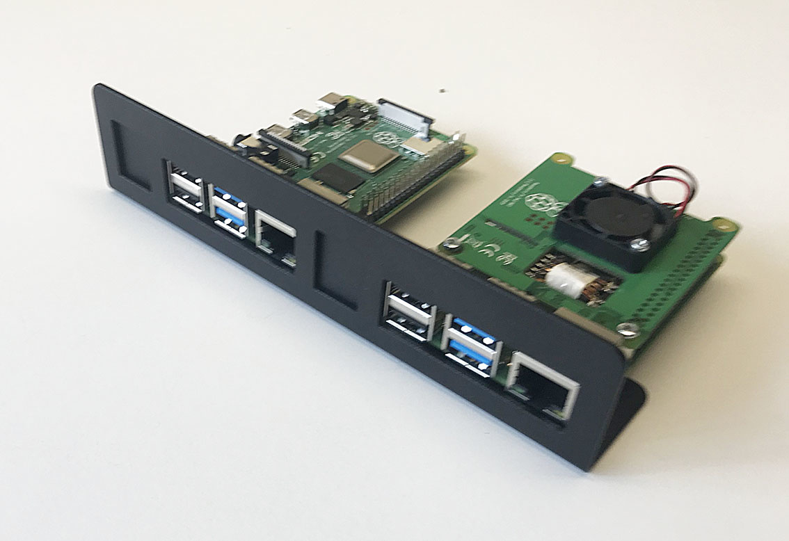 Raspberry Pi Mini Bracket & Wall mount for 1 of 2 Raspberry Pis ...