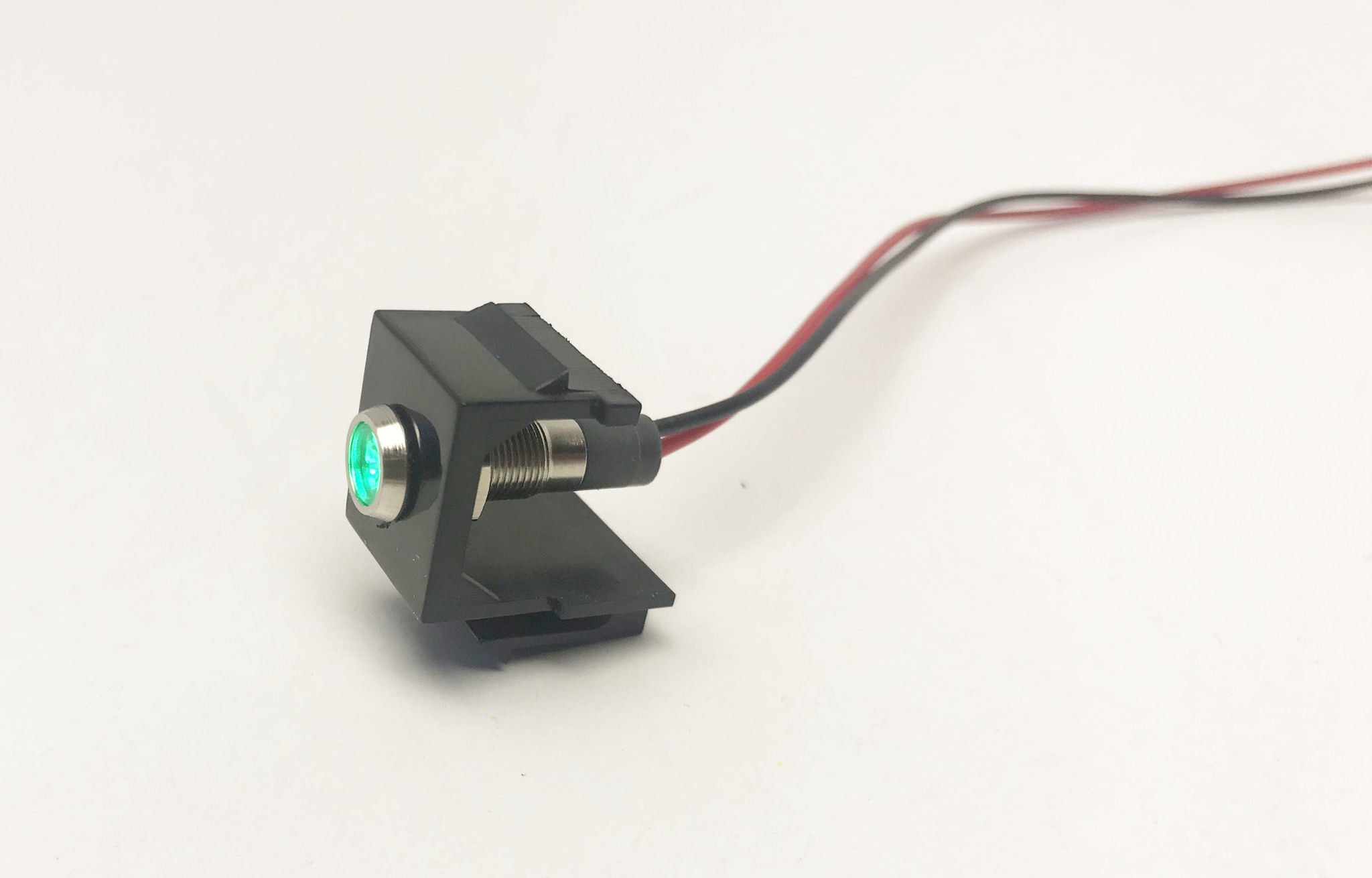 Snap-in LED Green 3-6 Volt for Raspberry Pi rack mount - MyElectronics