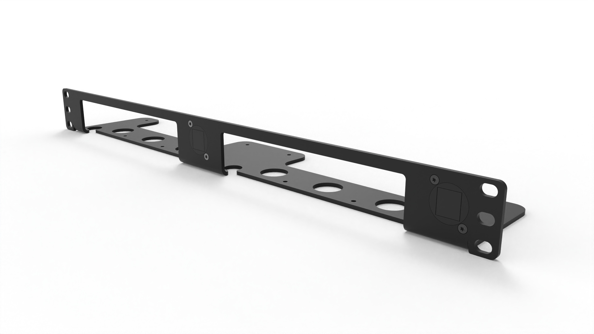 19 inch rack mount for 1-2 Intel NUC Fort Beach - MyElectronics