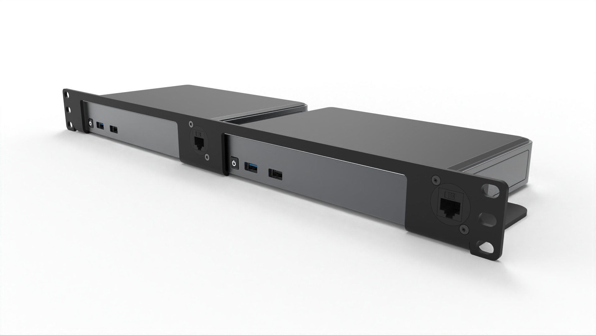 19 inch rack mount for 1-2 Intel NUC Fort Beach - MyElectronics