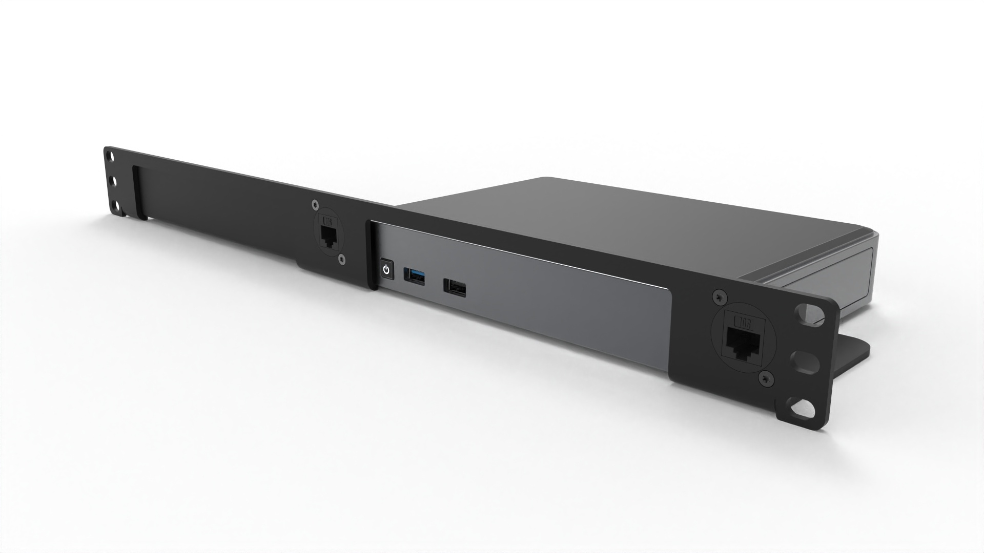 19 inch rack mount for 1-2 Intel NUC Fort Beach - MyElectronics