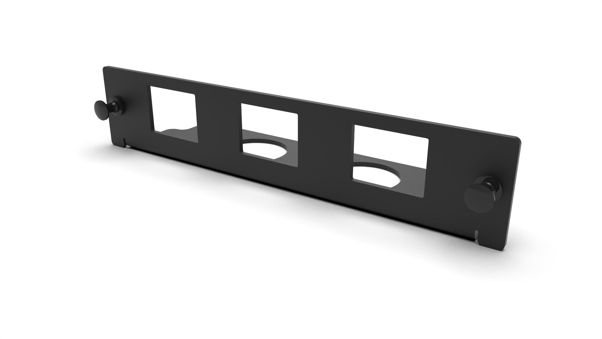 I/O panel 3-slots for 3U Raspberry Pi rack mount - MyElectronics