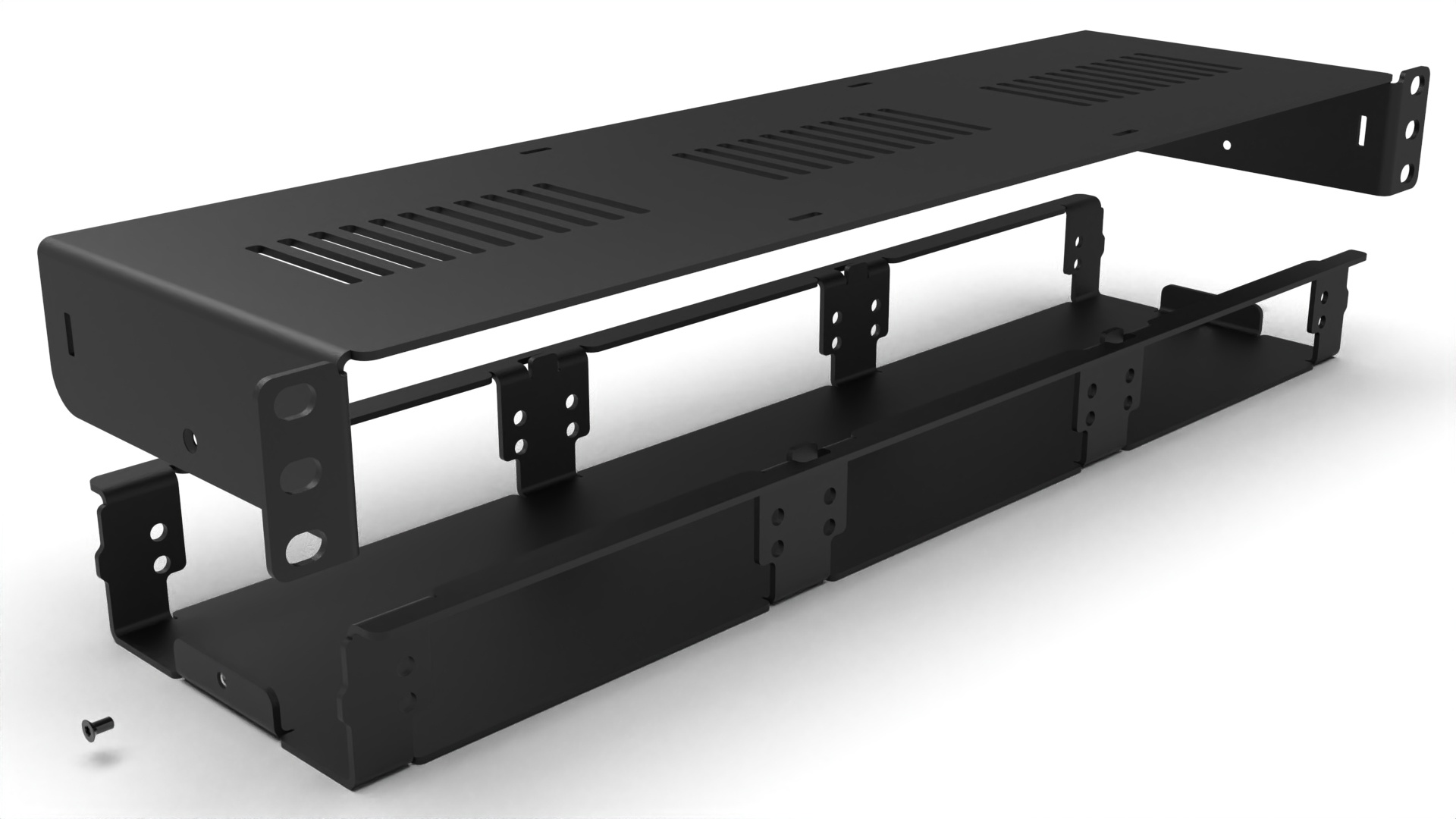 1U rack mount Pro Enclosed - FRONT REMOVABLE - MyElectronics