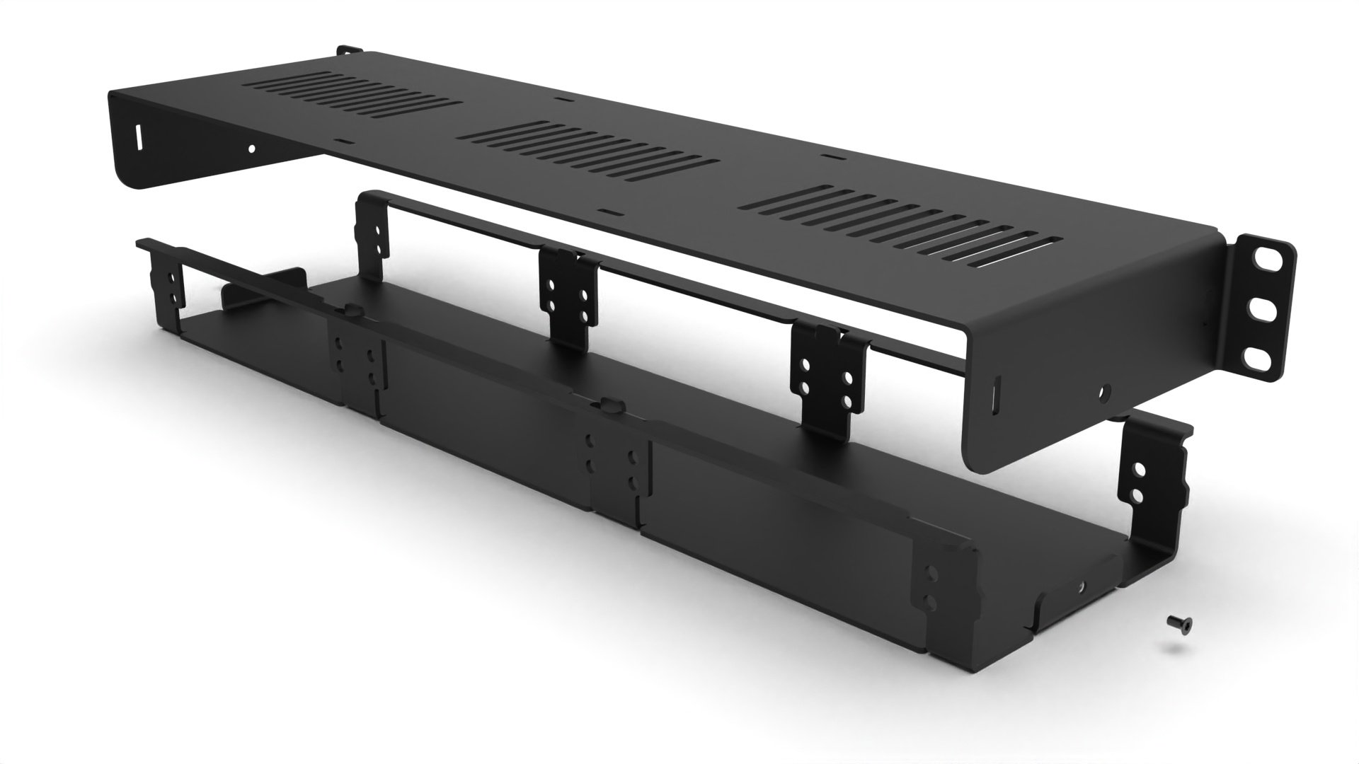 1U rack mount Pro Enclosed - FRONT REMOVABLE - MyElectronics