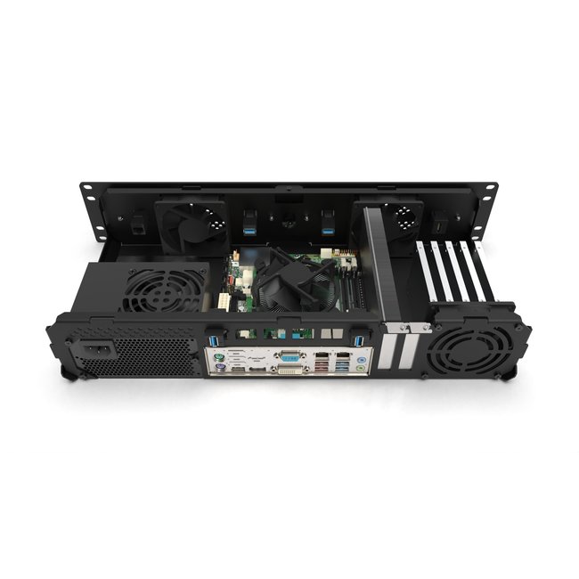 19 inch 2U mini-ITX case short depth - MyElectronics