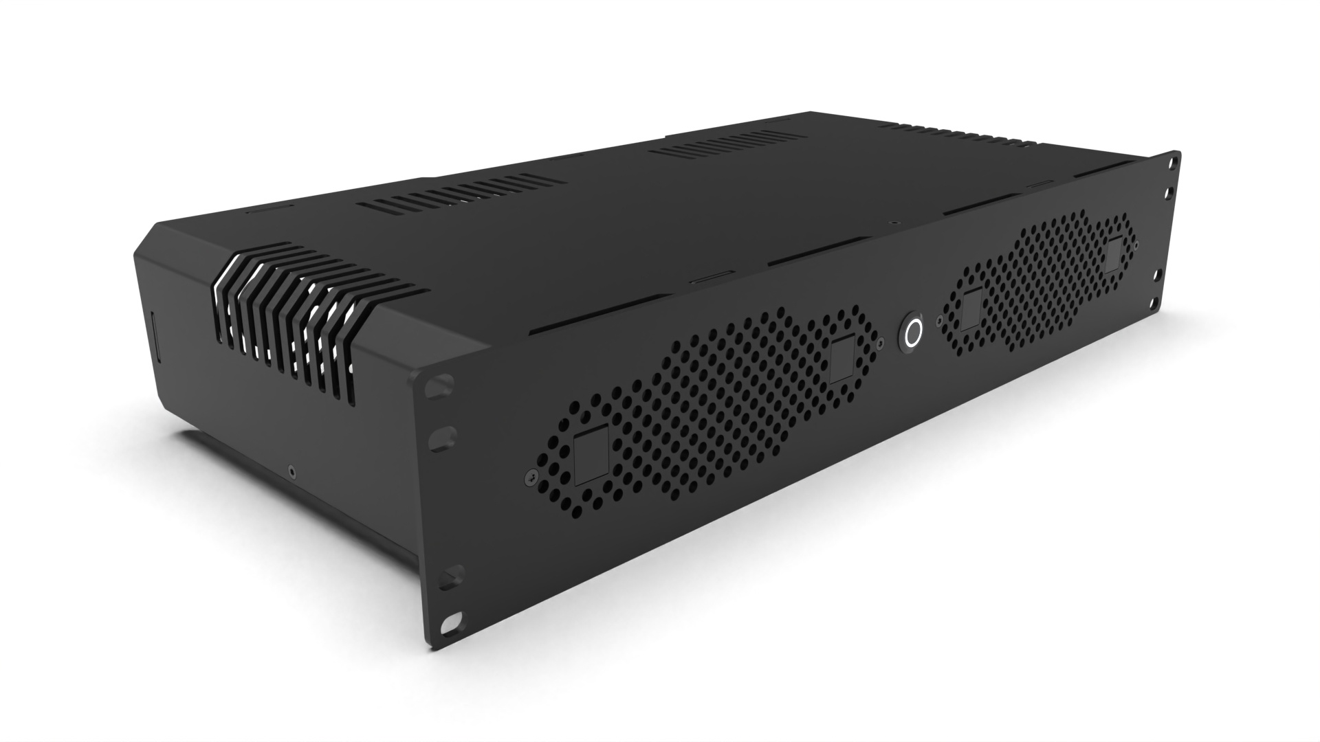 19 Inch 2U Mini ITX Case Short Depth MyElectronics