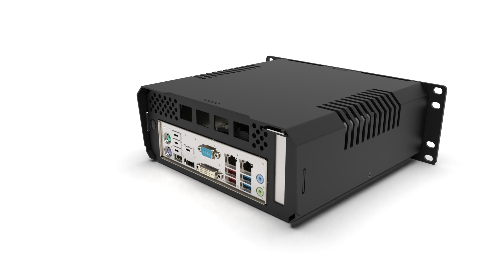 10 inch 2U Mini-ITX case, short depth and rack-mountable - MyElectronics