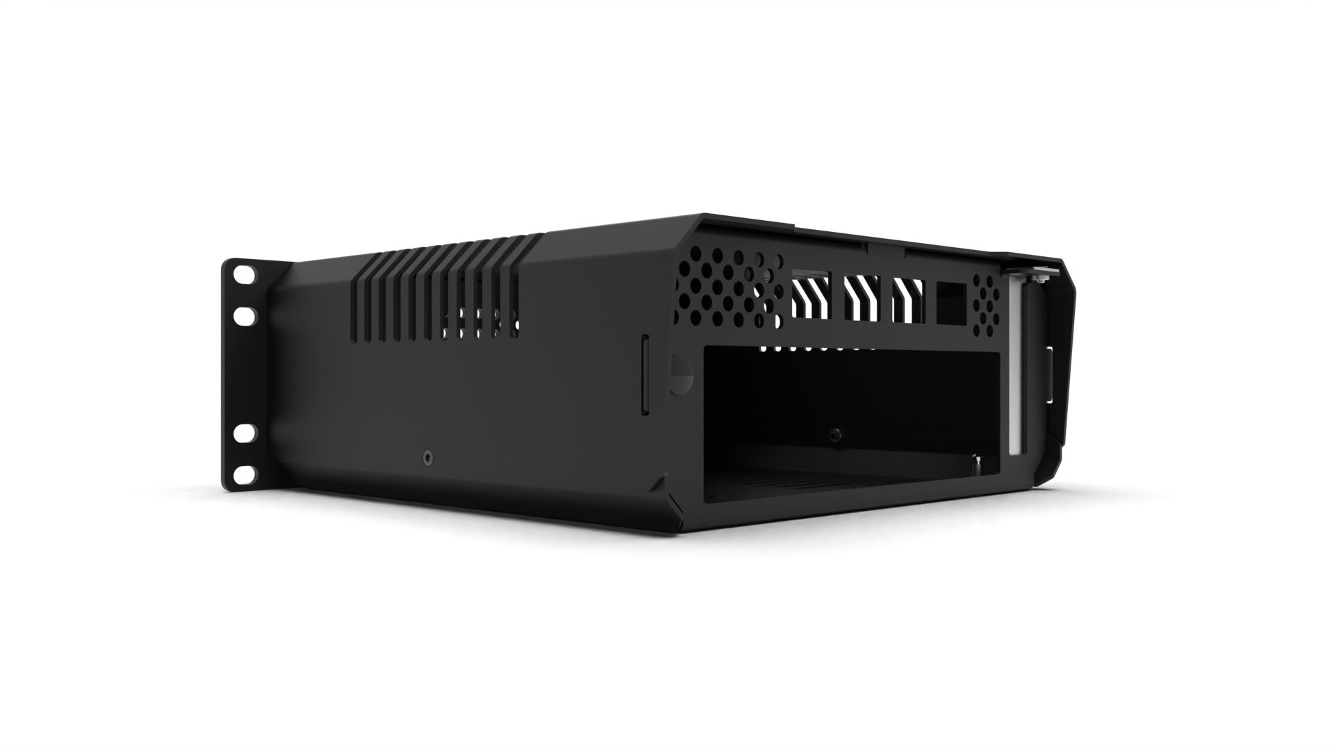 10 inch 2U Mini-ITX case, short depth and rack-mountable - MyElectronics