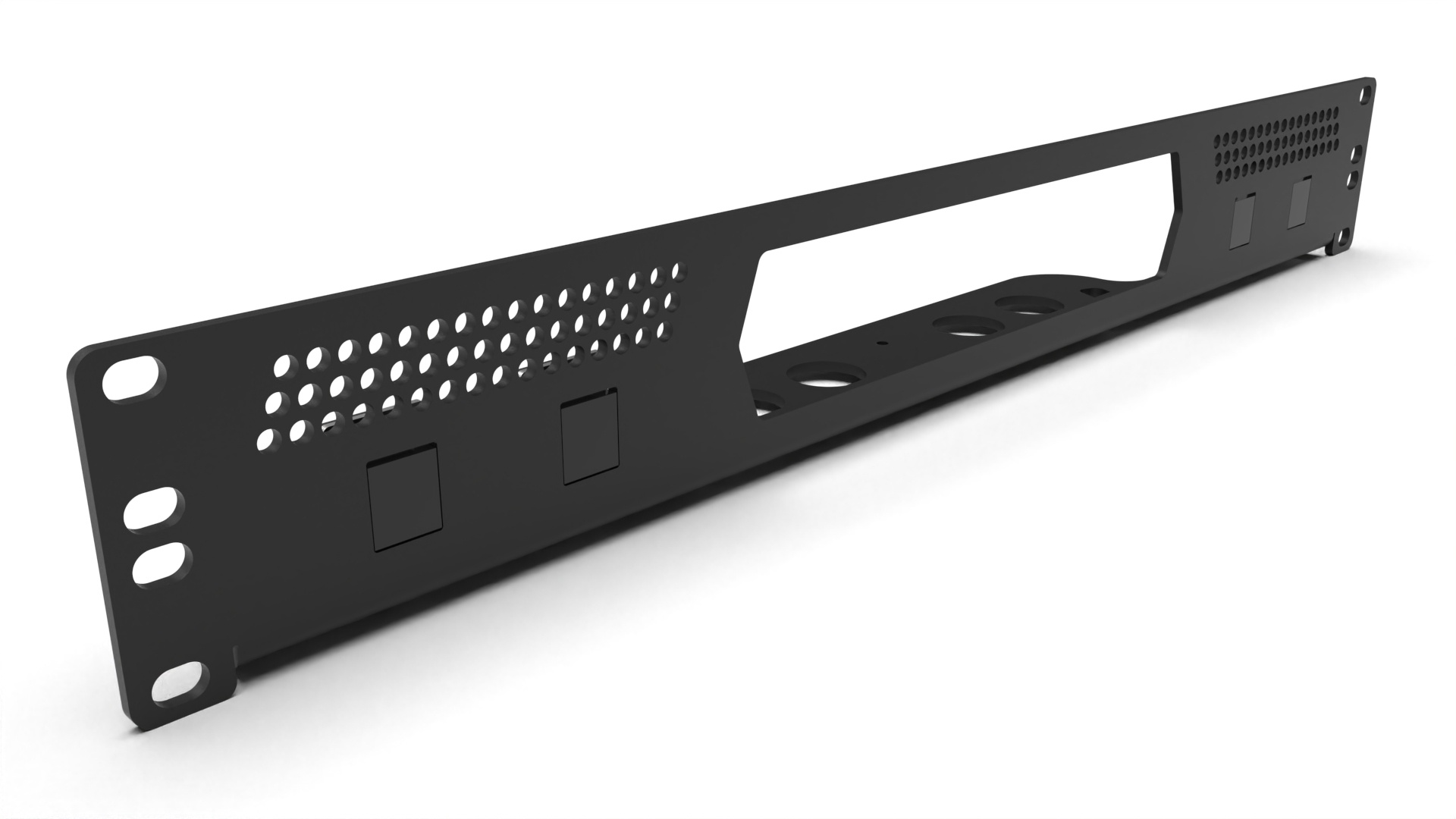 19 inch 1.5U NUC12 Enthusiast Rack mount for NUC12SNK - Serpent Canyon ...