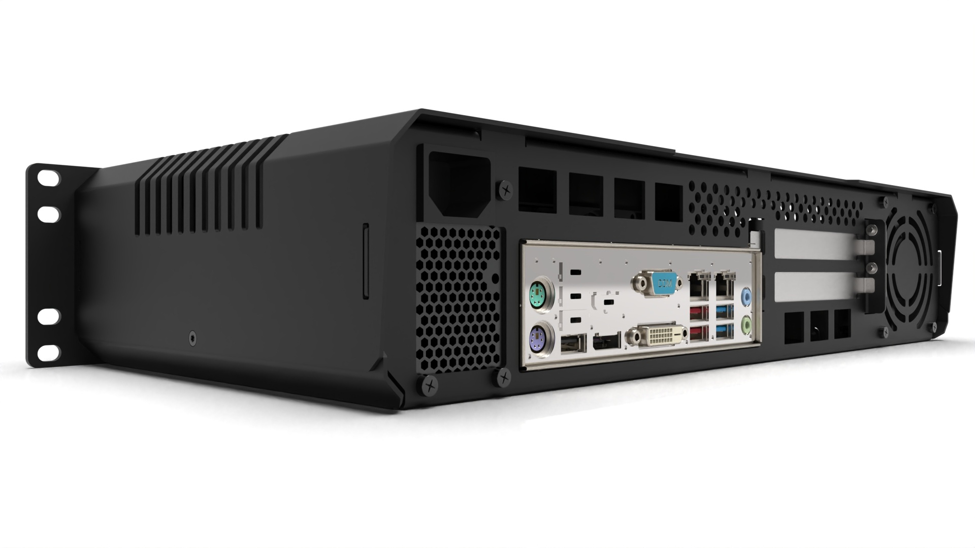 19 inch Mini-ITX Case 2U Short Depth Full PCI - MyElectronics