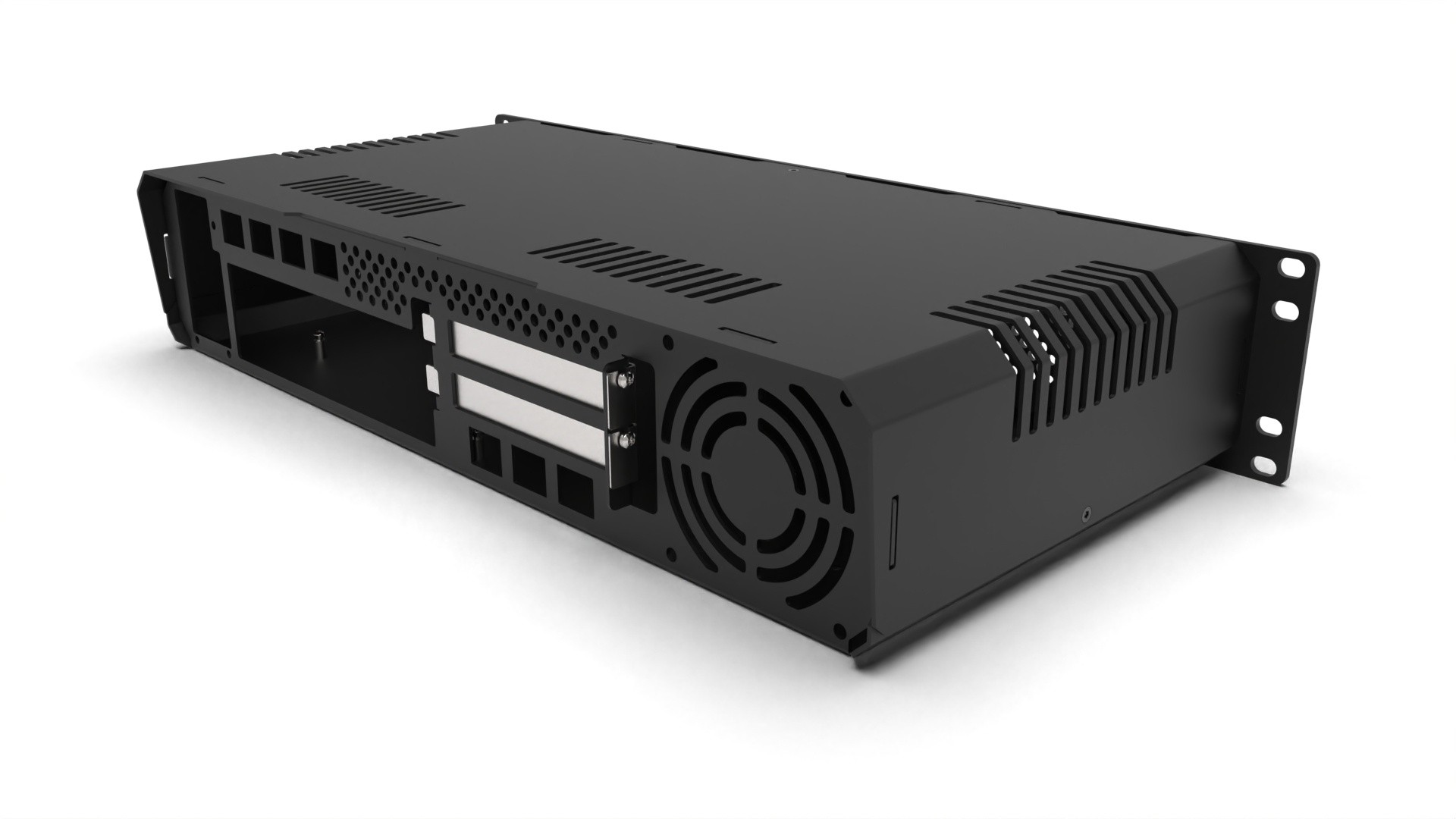 19 inch Mini-ITX Case 2U Short Depth Full PCI - MyElectronics