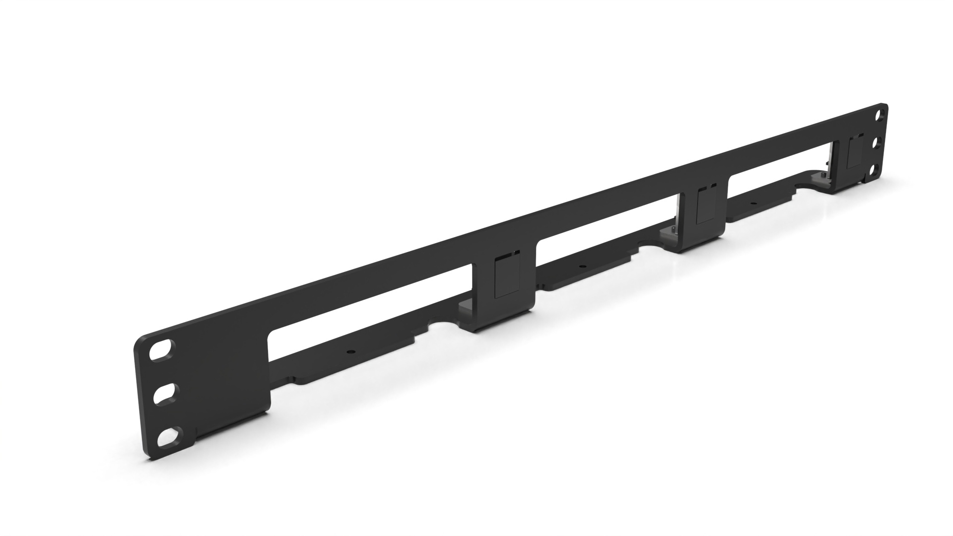 19inch 1U RackMount kit for 1-3 NUC's including 2x blind cover ...