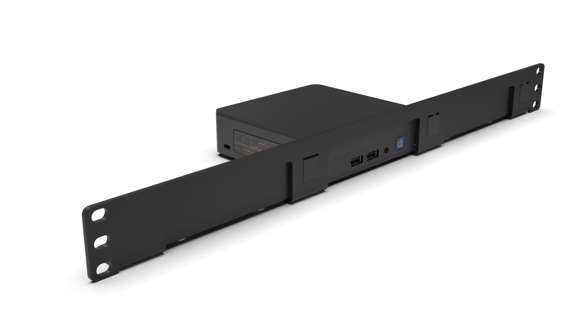 19inch 1U RackMount kit for 1-3 NUC's including 2x blind cover ...