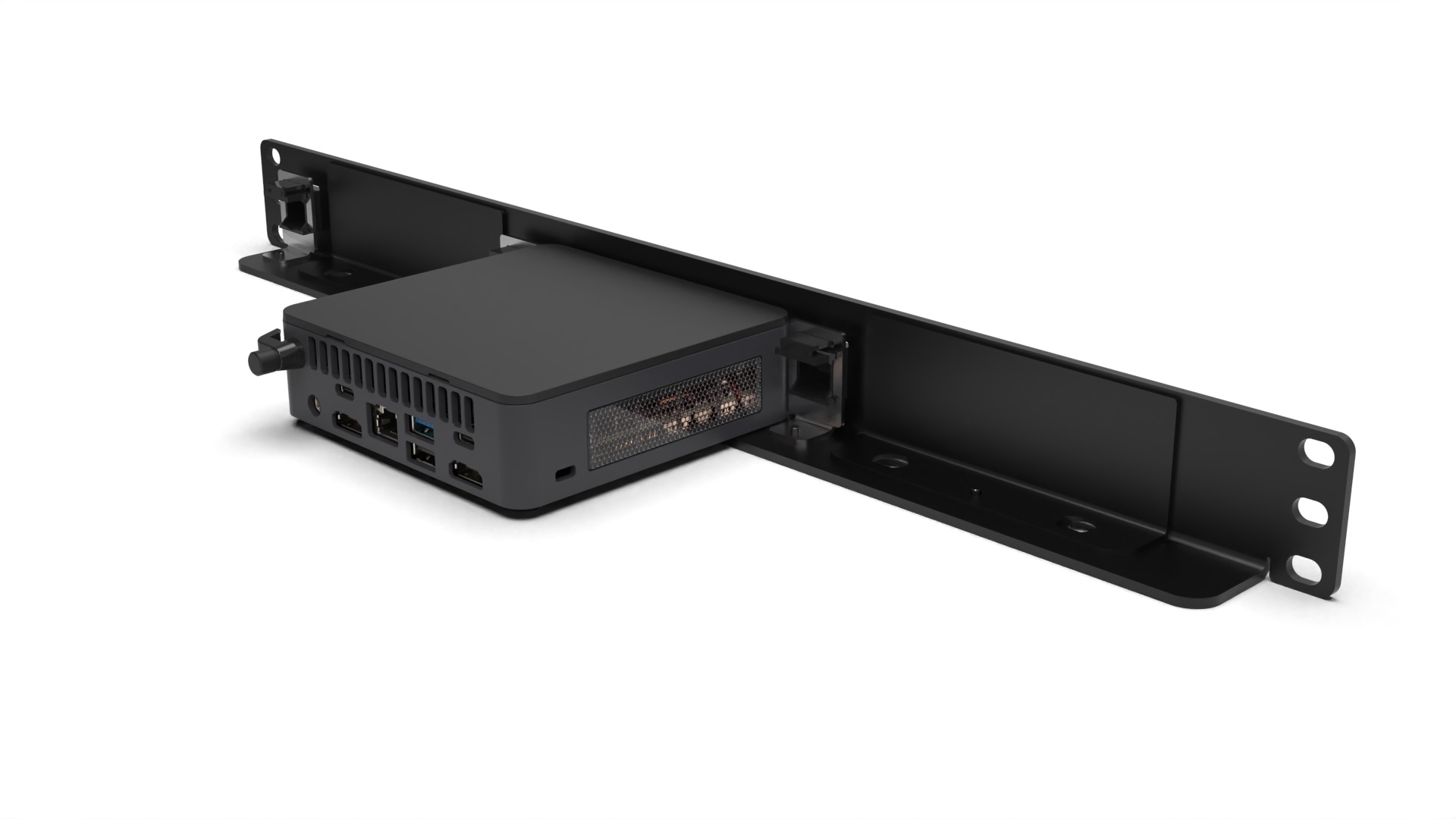 19inch 1U RackMount kit for 1-3 NUC's including 2x blind cover ...